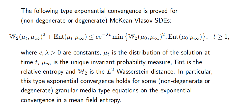 Exponential Convergence in Entropy and Wasserstein Distance for McKean ...
